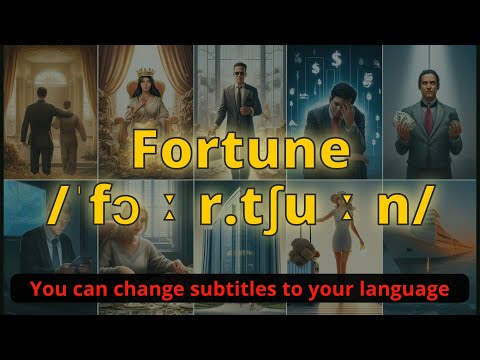 Fortune meaning with 5 examples