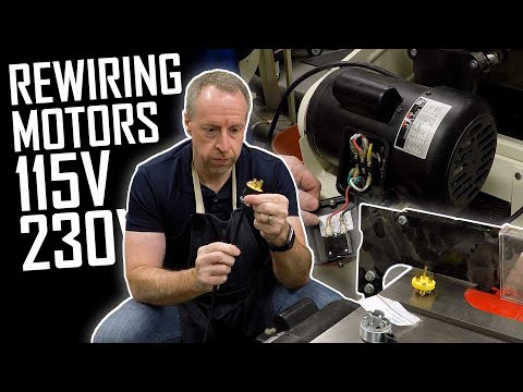 Rewiring Motors for 110V / 220V