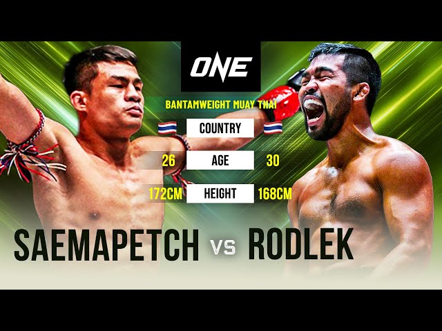 Saemapetch ONE Fight Night 31: FREE FULL FIGHT: Thai slugger Saemapetch ...