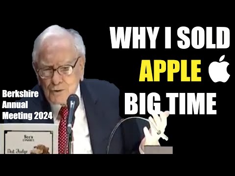 Why Warren Buffett sold more than 50% of Berkshire holdings in Apple | Berkshire Annual Meeting 2024