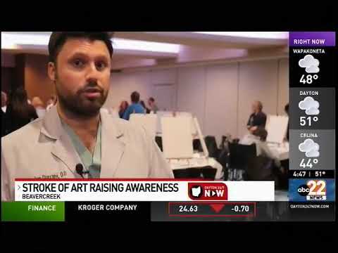 10 30 19 WKEF Ch 22 430am KHN sponsored Stroke of Art interview with Dr Jon Durrani neuro