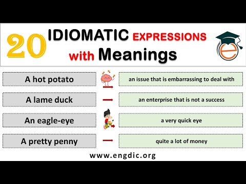 20 Idiomatic Expressions |Most common daily use Idioms