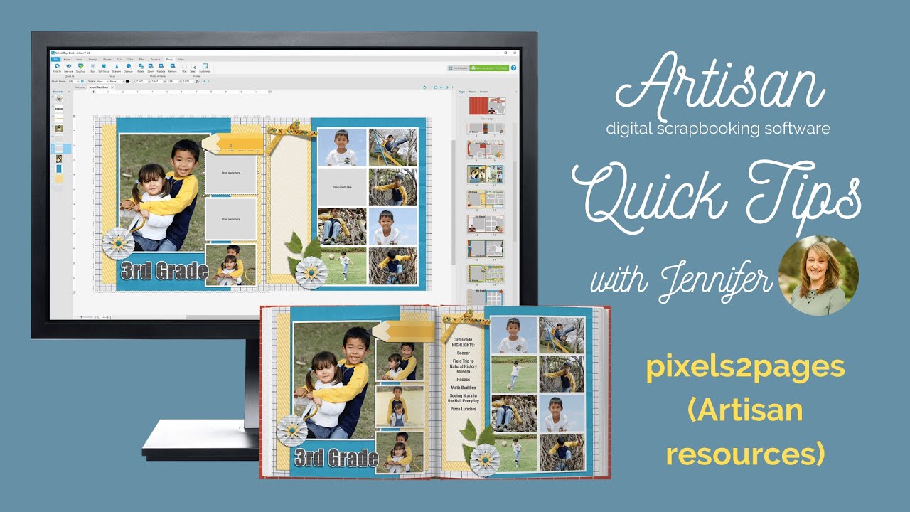 pixels2pages - Artisan Quick Tips with Jennifer