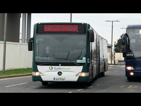 Aircoach | Mercedes Citaro O530G (Articulated) | 11073 (08-D-67693) | Red Car Park Shuttle