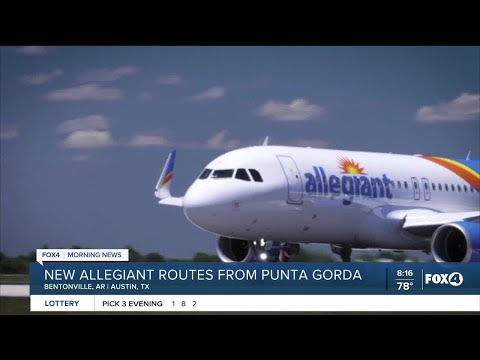 Allegiant announces two new nonstop flights from Punta Gorda Airport