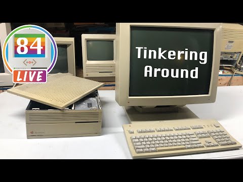 Mac84 LIVE: Playing & Tinkering with 68K Macs, LaserWriters, Imagewriter LQ & CRTs!