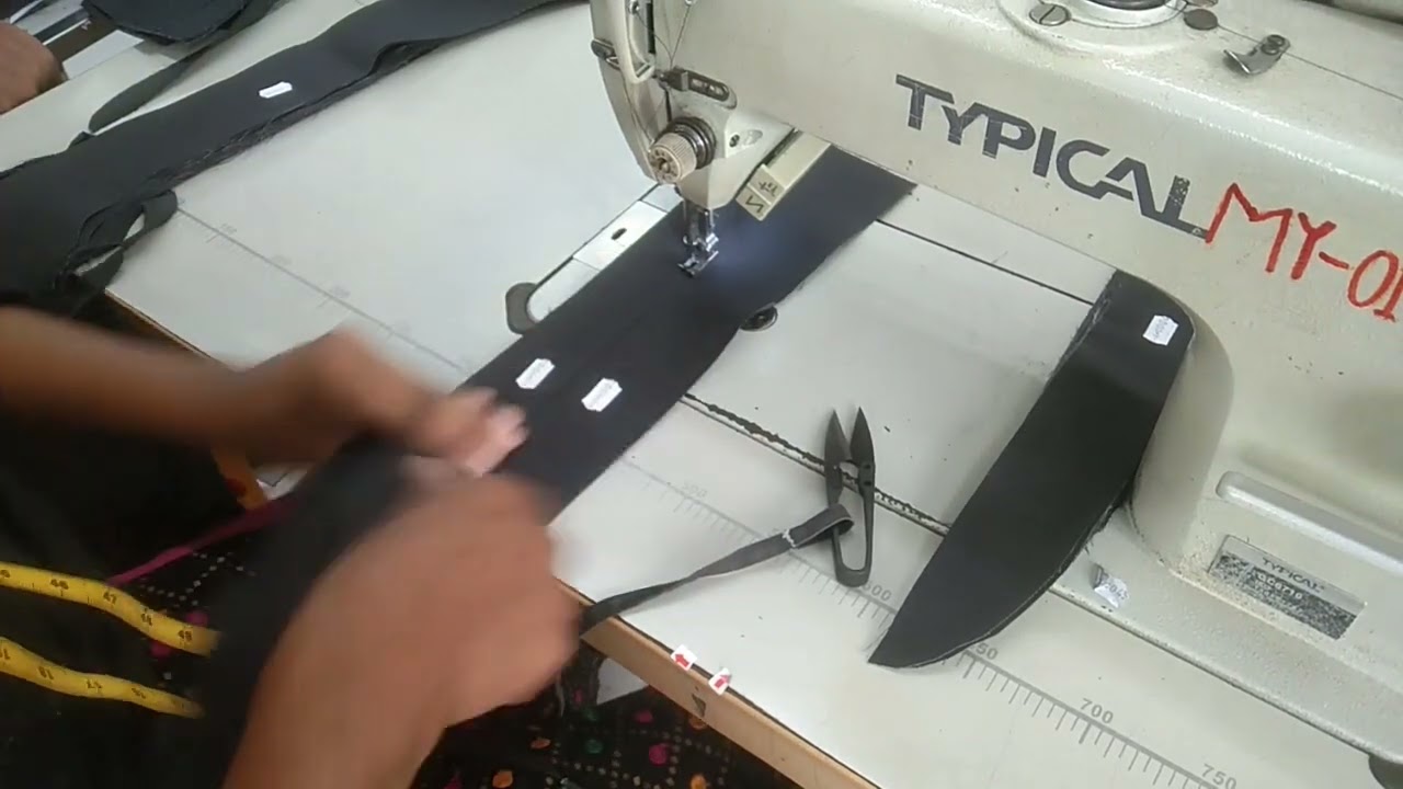 Jkt -Coller Pannel Join Round Cut & Top Stitch