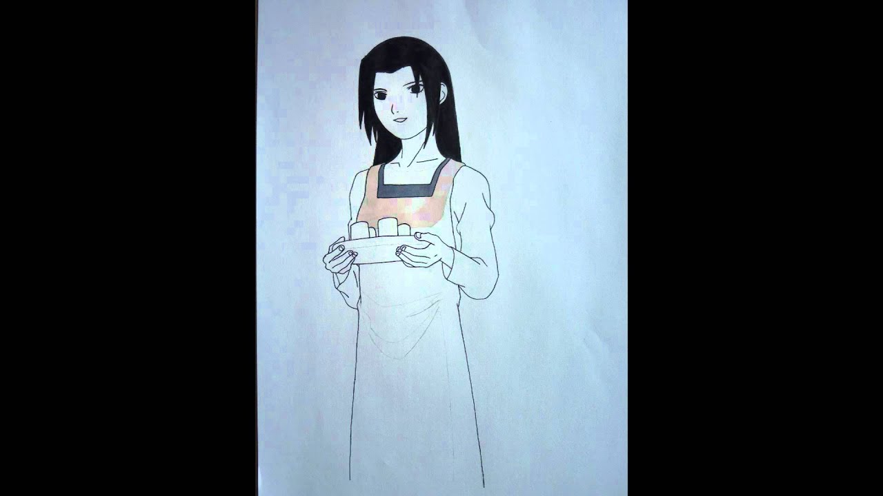 How to Draw - Mikoto Uchiha