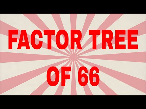 Factor tree of 66|Prime factor tree