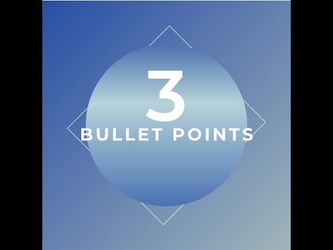 How Many Bullet Points on a Resume?