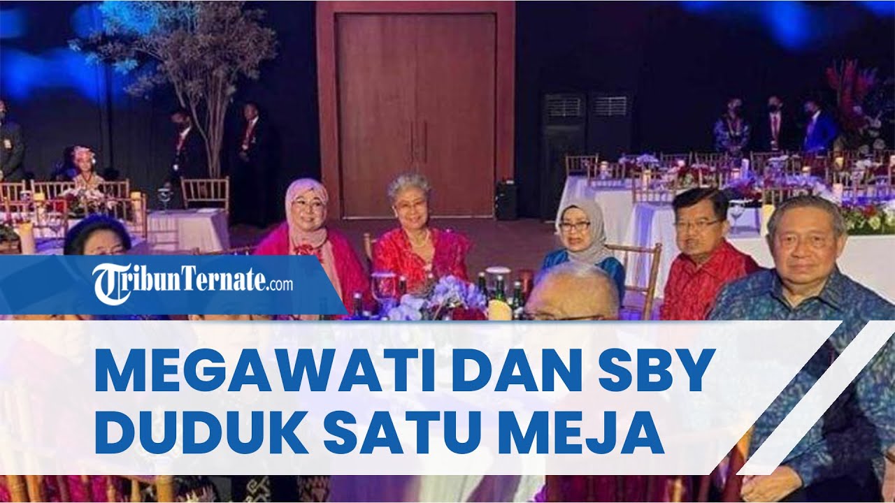Momen Megawati dan SBY Duduk Satu Meja Jelang Acara Gala Dinner KTT G20 Bali, Hadirkan Kesejukan ...