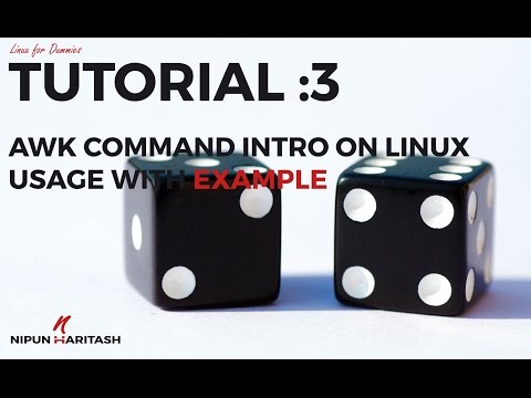Linux Tutorial : 3 - AWK command usage in Linux