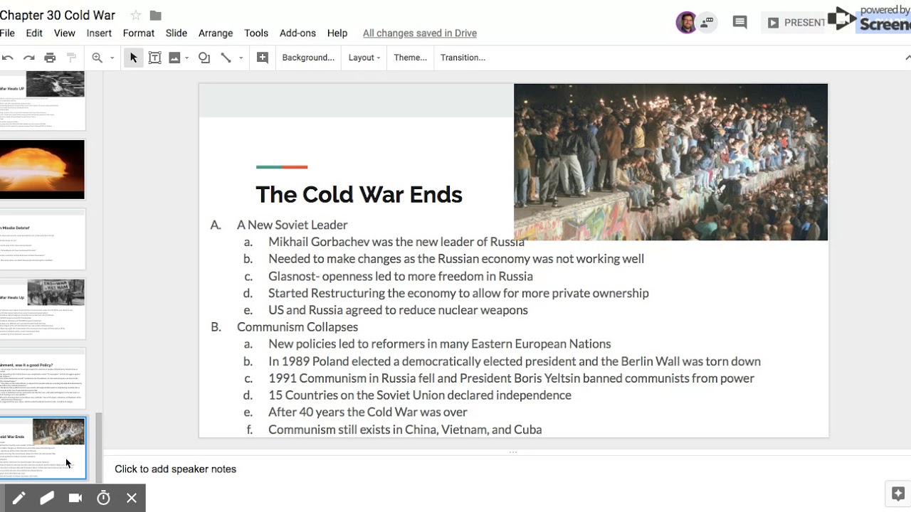 Chapter 30 Cold War - Google Slides