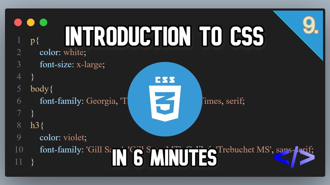 Introduction to CSS in 6 minutes🌈✨| Code Dude