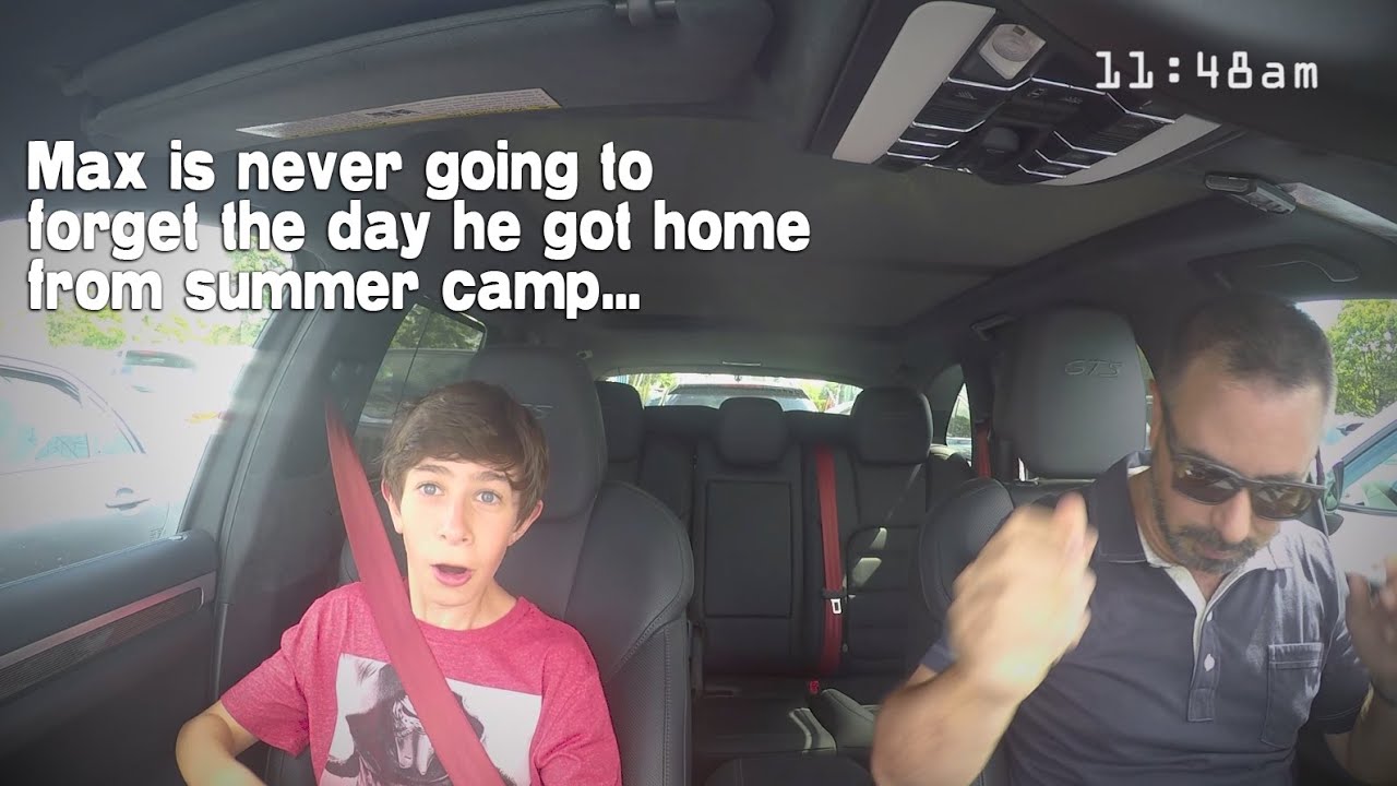 Max gets home from camp