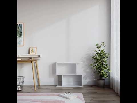Meerveil Wooden Bookcases, 6- Tier, S Shape, Presentation Video