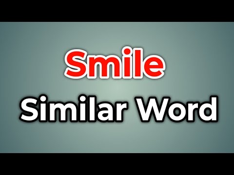 Smile Similar Word || Synonyms of Smile | Words Tube