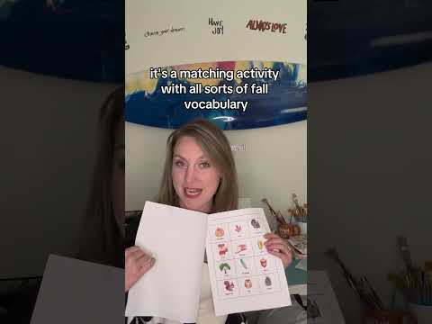 Free activity for fall #speechtherapy