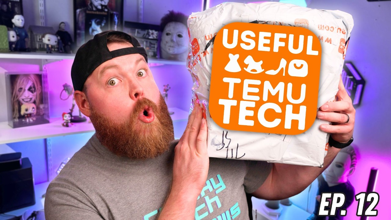 Actually Useful Temu Tech Ep. 12 – Unique Tech, Gadgets, and More!