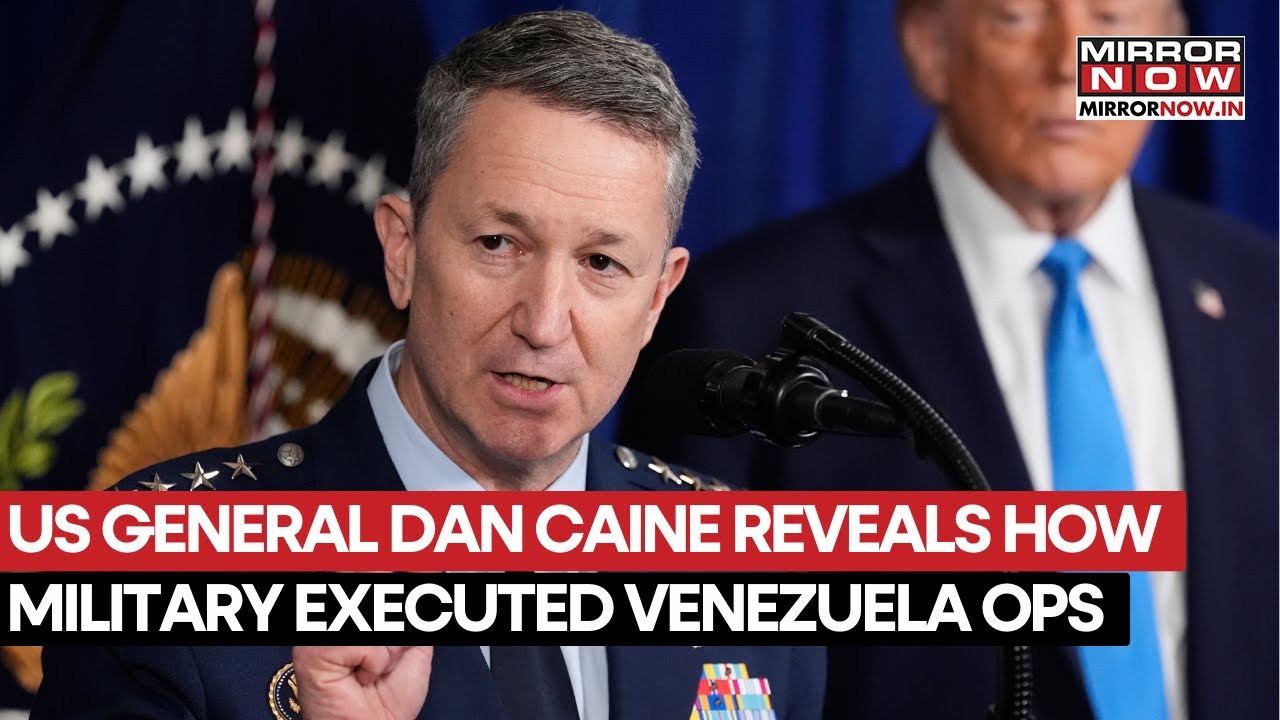 US Joint Staffs Chief General Dan Caine Reveals How Military Executed Strikes In Venezuela