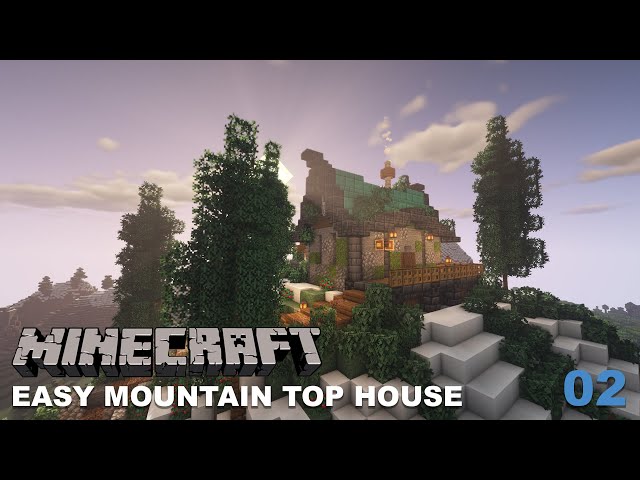 Mountain Top Base Build - Goats Cheese Farm Minecraft Map