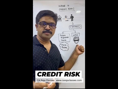 What is Credit Risk? | www.carajaclasses.com | #shorts