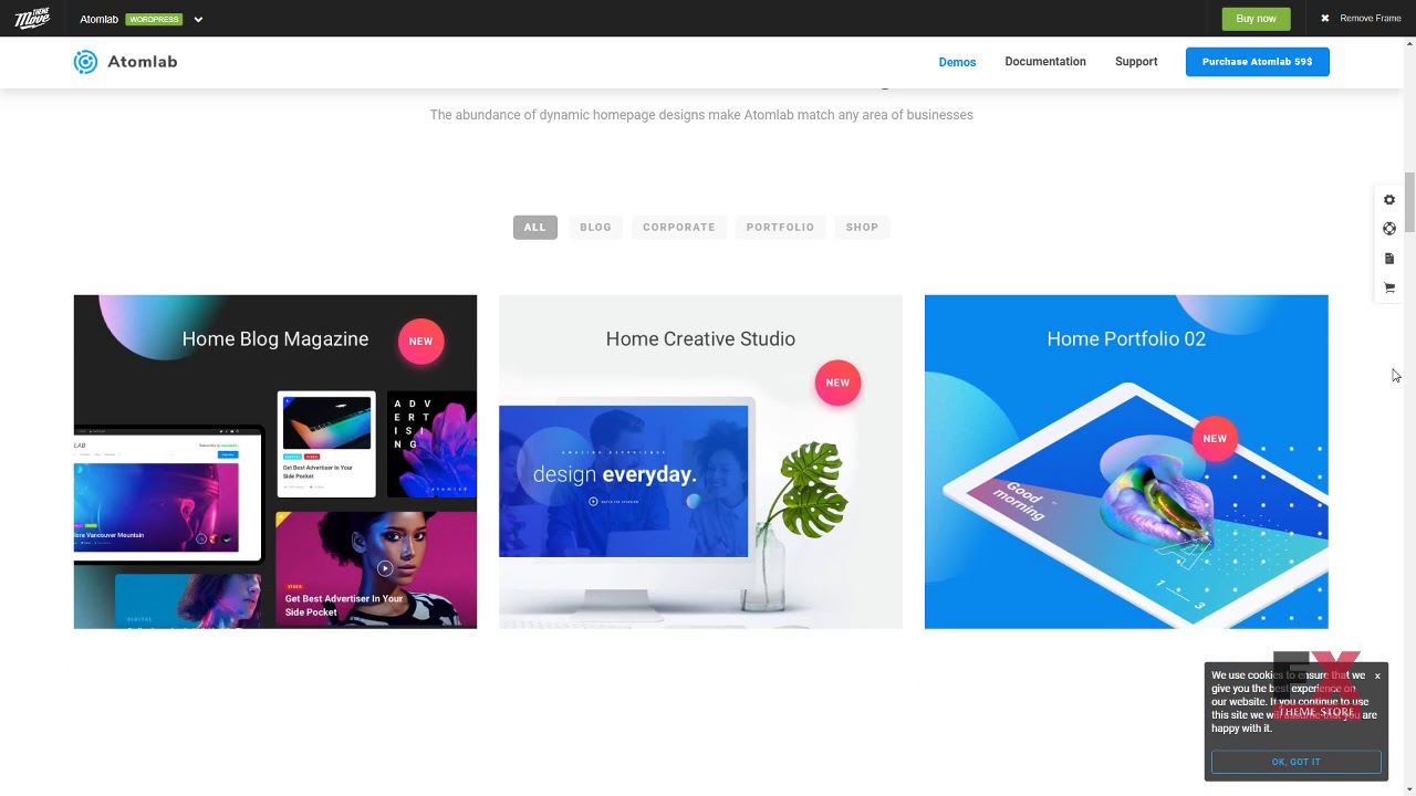 Atomlab - Multi-Purpose Startup WordPress Theme