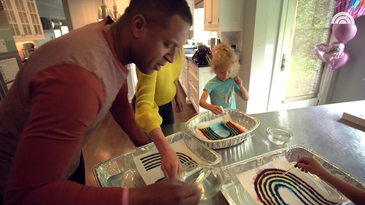 Recess with TODAY: Craig Melvin's family rainbow art project