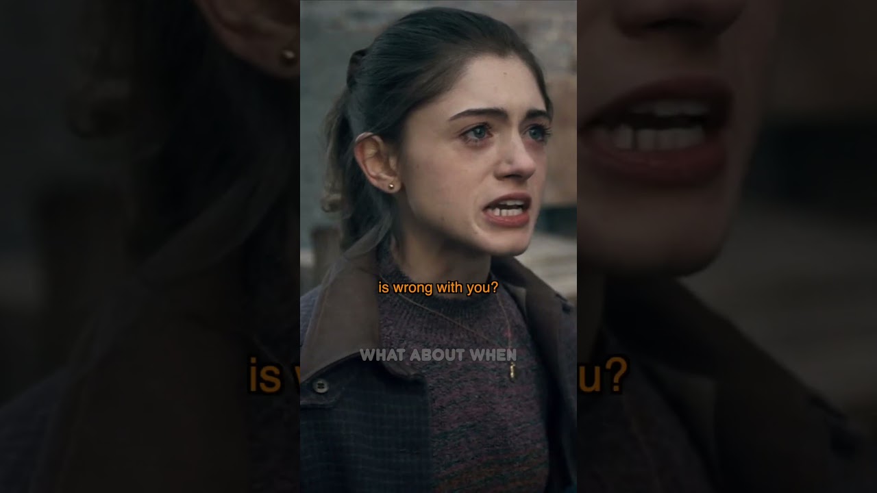 Nancy slaps Steve after finding out he has been spreading rumours about her. S1E6 Stranger Things