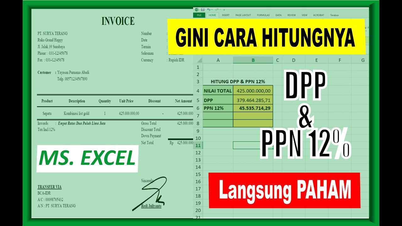 Cara Menghitung DPP & PPN 12% dengan Mudah + Contoh Invoice 2025!