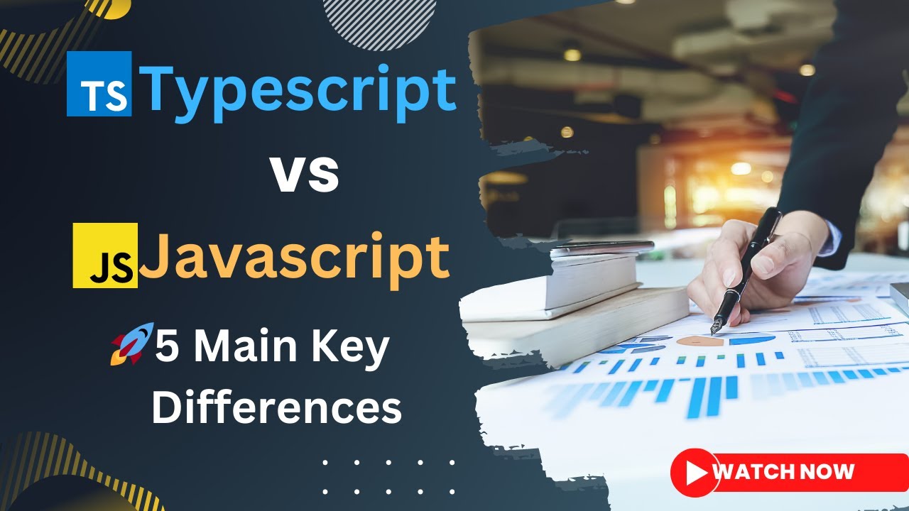 TypeScript vs JavaScript: The main 5 important key differences. #typescript