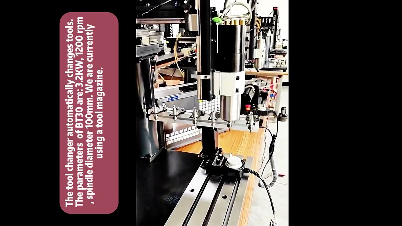 Small CNC automatic tool changer BT30 display parameters are shown below #cnc #cncmachining