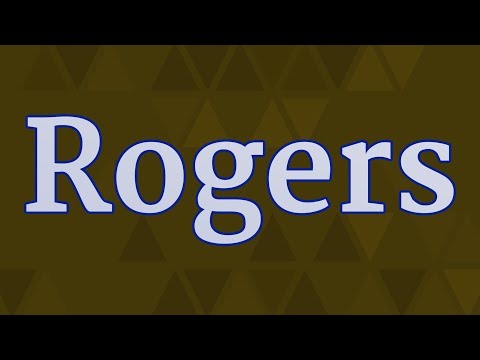 ROGERS pronunciation • How to pronounce ROGERS