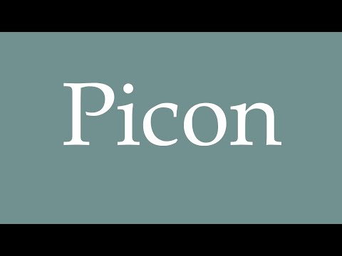 How to Pronounce ''Picon'' Correctly in French