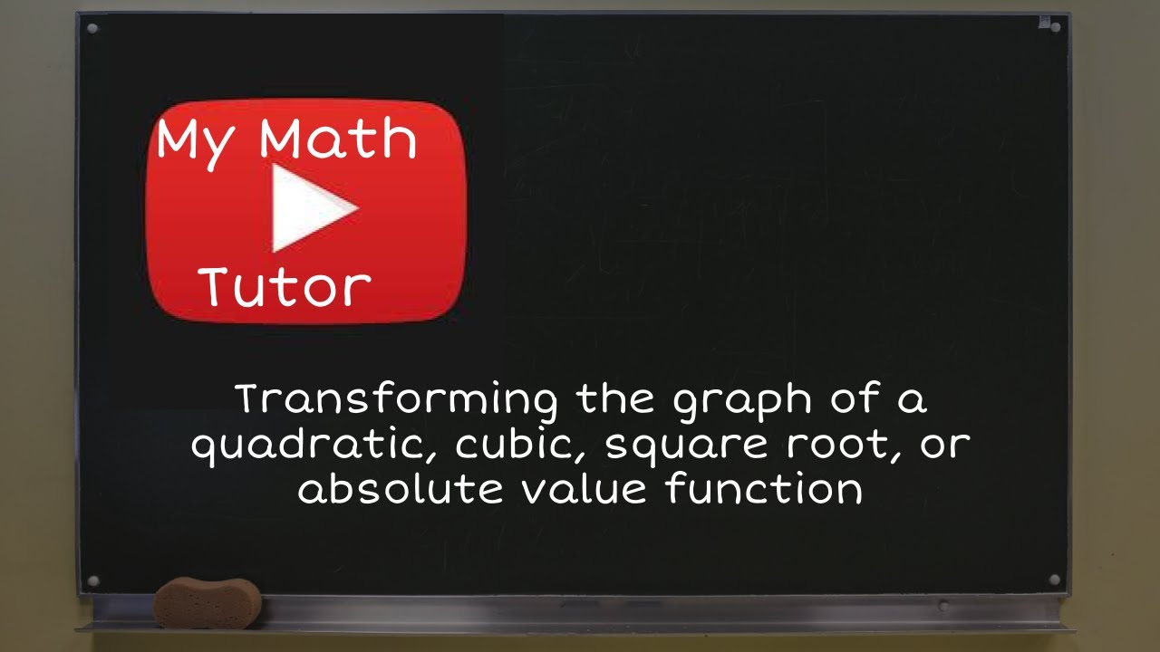 ALEKS | Transforming the graph of a quadratic, cubic, square root, or absolute value function