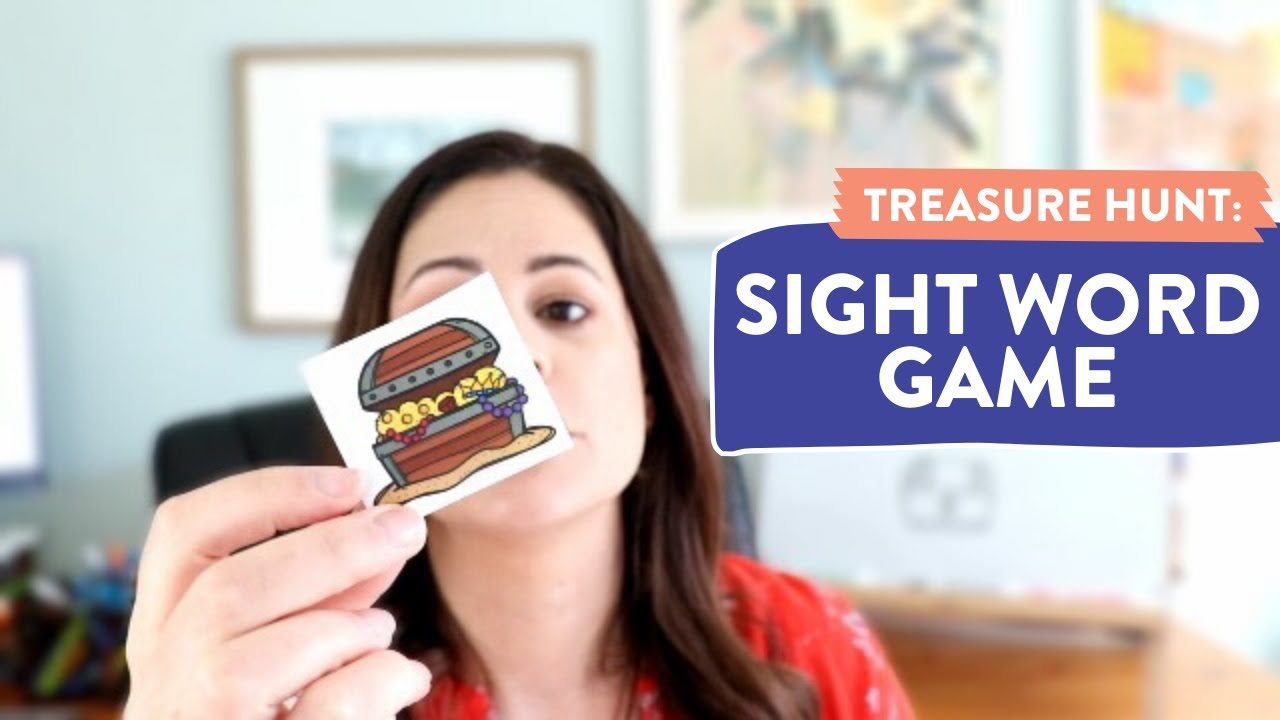 Sight Word Treasure Hunt // fun sight word games and activities for first grade