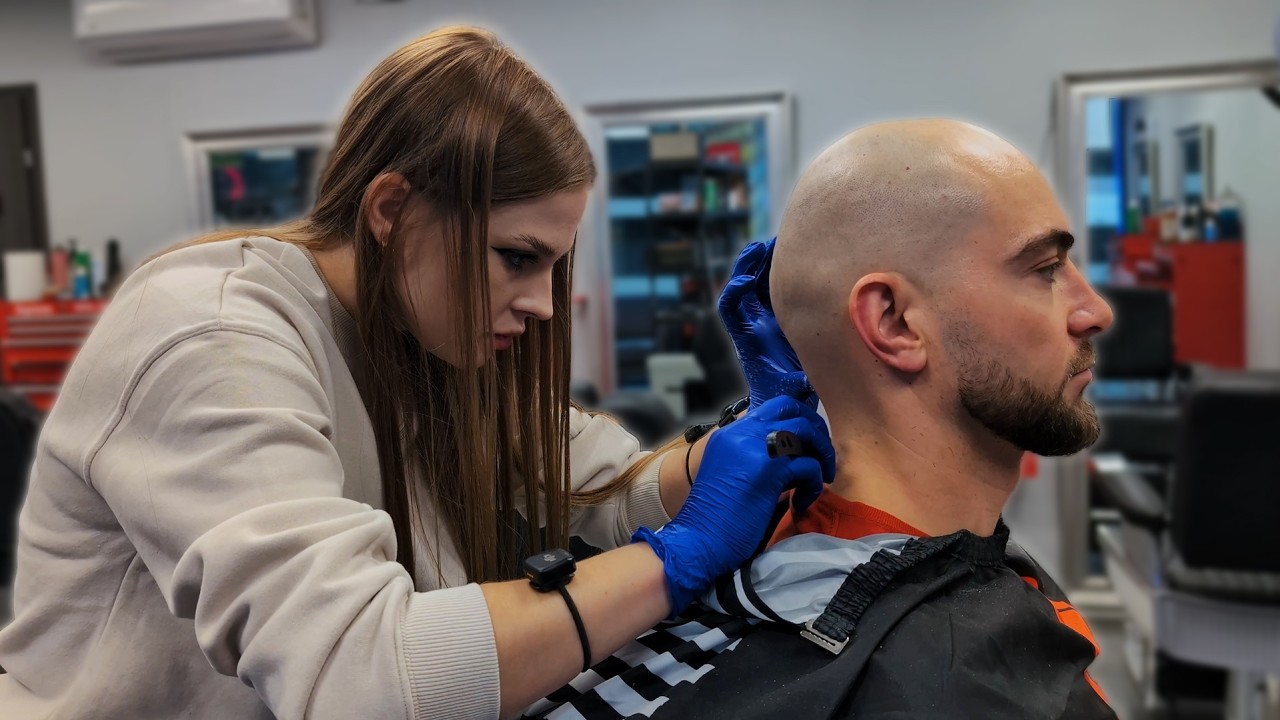 💈Ultimate Head Shave & Beard Trim ASMR | Deep Relaxation & Massage