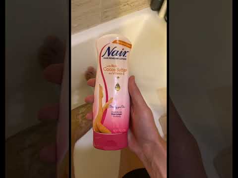 Does Nair Hair Remover Actually Work? #Shorts