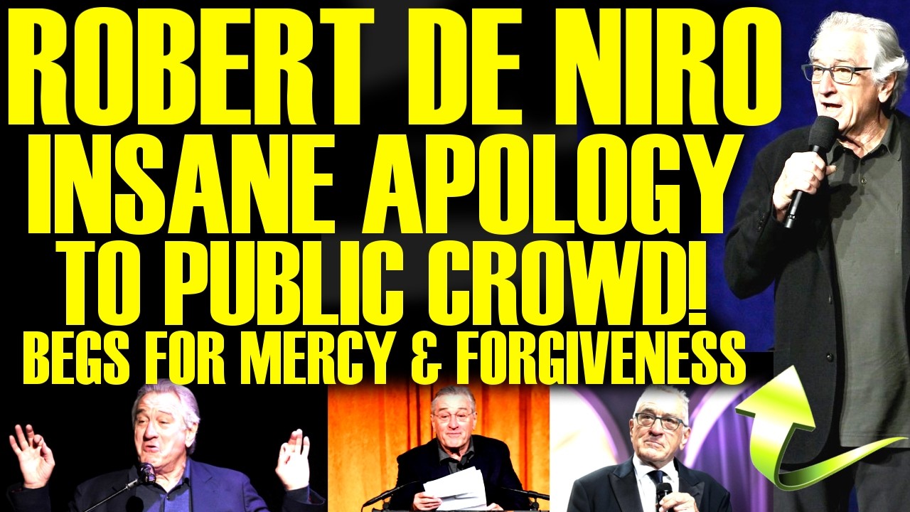 Robert De Niro JUST APOLOGIZED TO PUBLIC CROWD In The WORST WAY Imaginable! This Is HILARIOUS