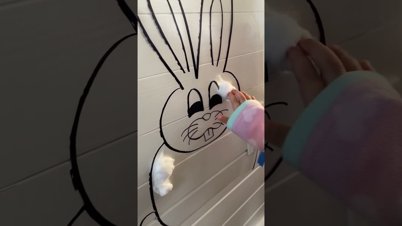 Fun & Simple Sticky Easter Bunny Activity for Toddlers