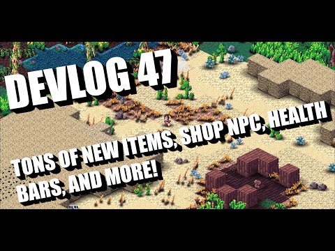Steam Community :: Video :: Isometria Devlog 47 - Tons of New Items, Shop NPC, Health Bars, and ...