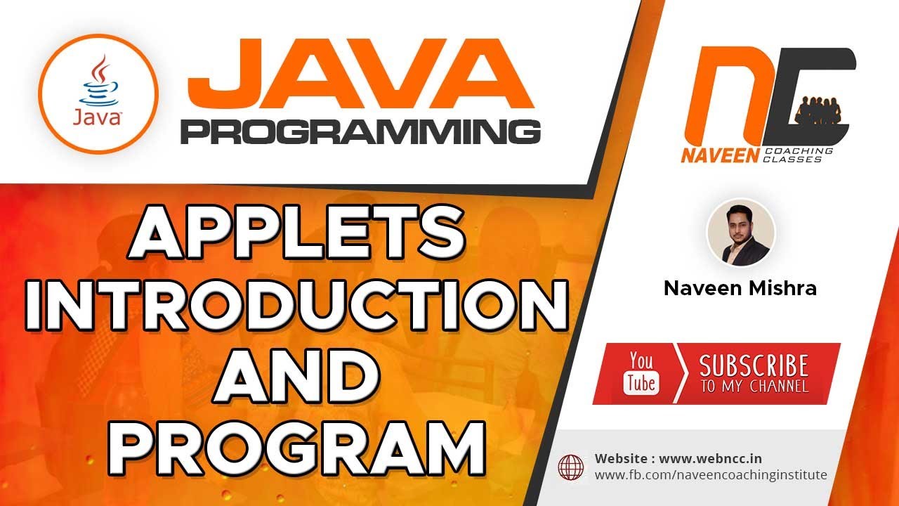 Applets In Java | Program of Applets in Java |Java Tutorial For Beginners | IGNOU | MCS024 | Day 20