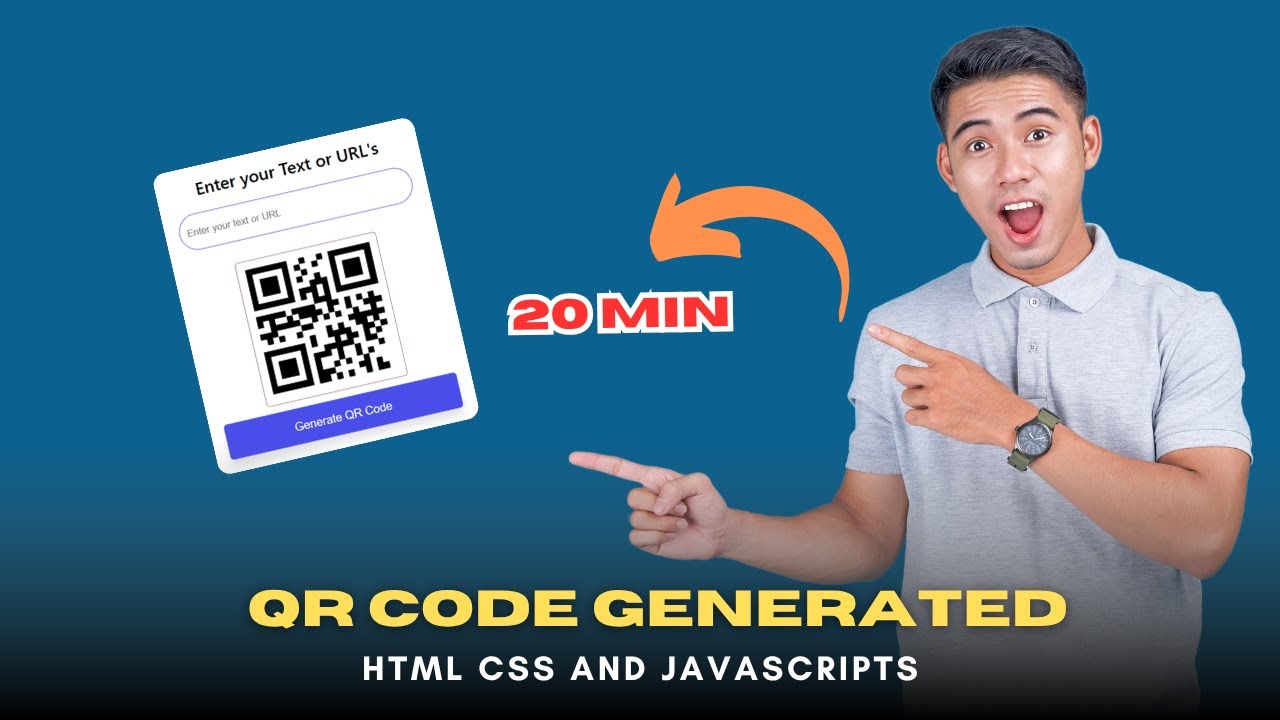 Create a Functional QR Code Generator – Web Dev Tutorial