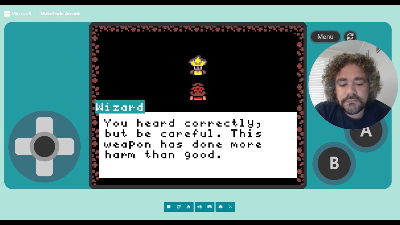 Building Video Game Cutscenes with Arcade Story Extension in MakeCode Arcade