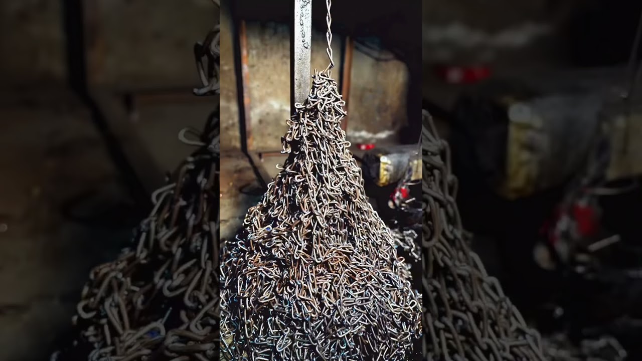 How Iron Chains Are Manufactured in Factories | Full Production Process