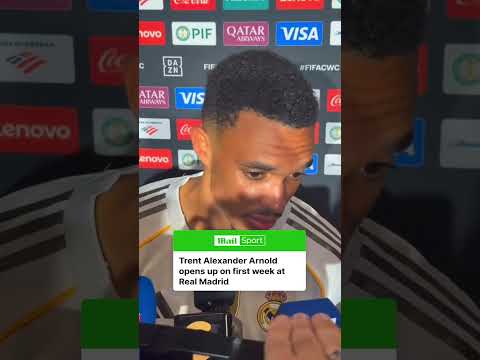 Trent Alexander-Arnold reveals what life is like as a Real Madrid player πͺπΈ #fifaclubworldclub