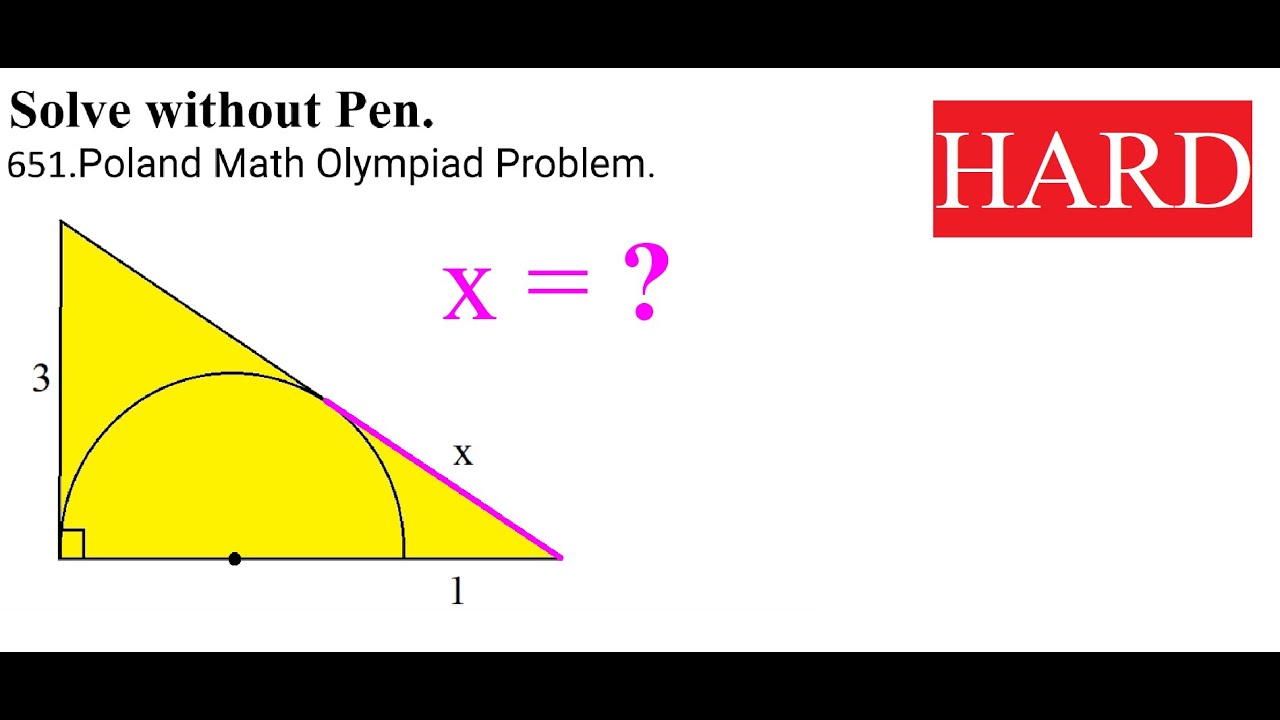 651.Poland Math Olympiad Problem