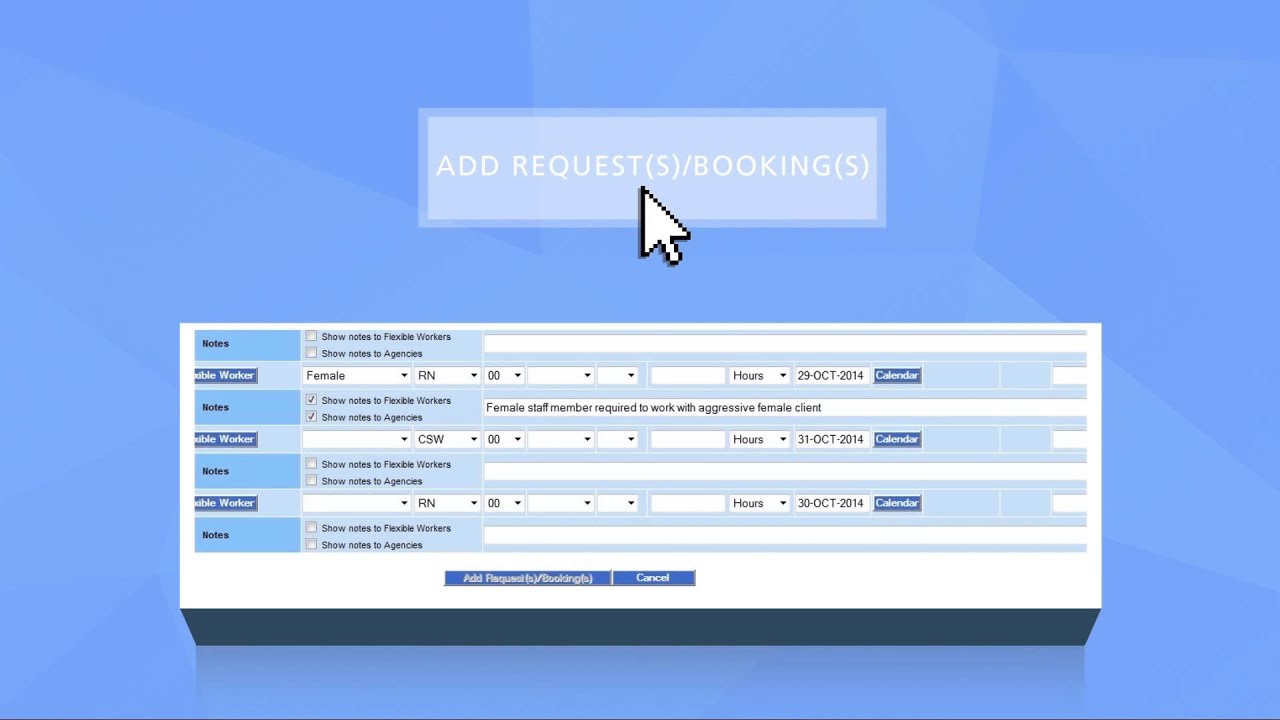 How do I request a shift?