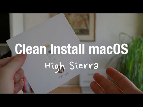 MacBook Pro clean install from USB (macOS High Sierra APFS)