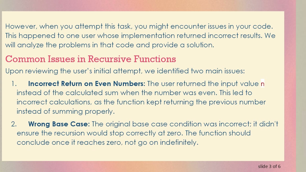 How to Calculate the Sum of Even Numbers from 1 to n with a Recursive Function in Python